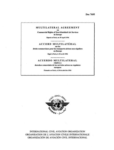 Doc 7695 — Multilateral Agreement on Commercial Rights of Non-Scheduled ...